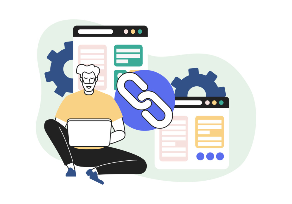 The difference between internal and external links