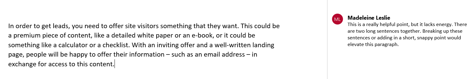 How to edit: constructive vs. non-constructive feedback
